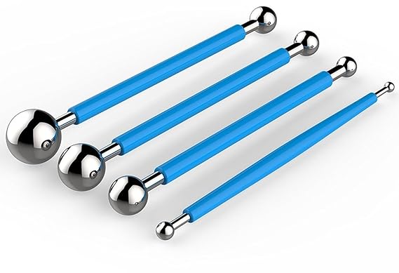 Double Sided Modelling Stainless Steel Ball Tools – Wrap and woof